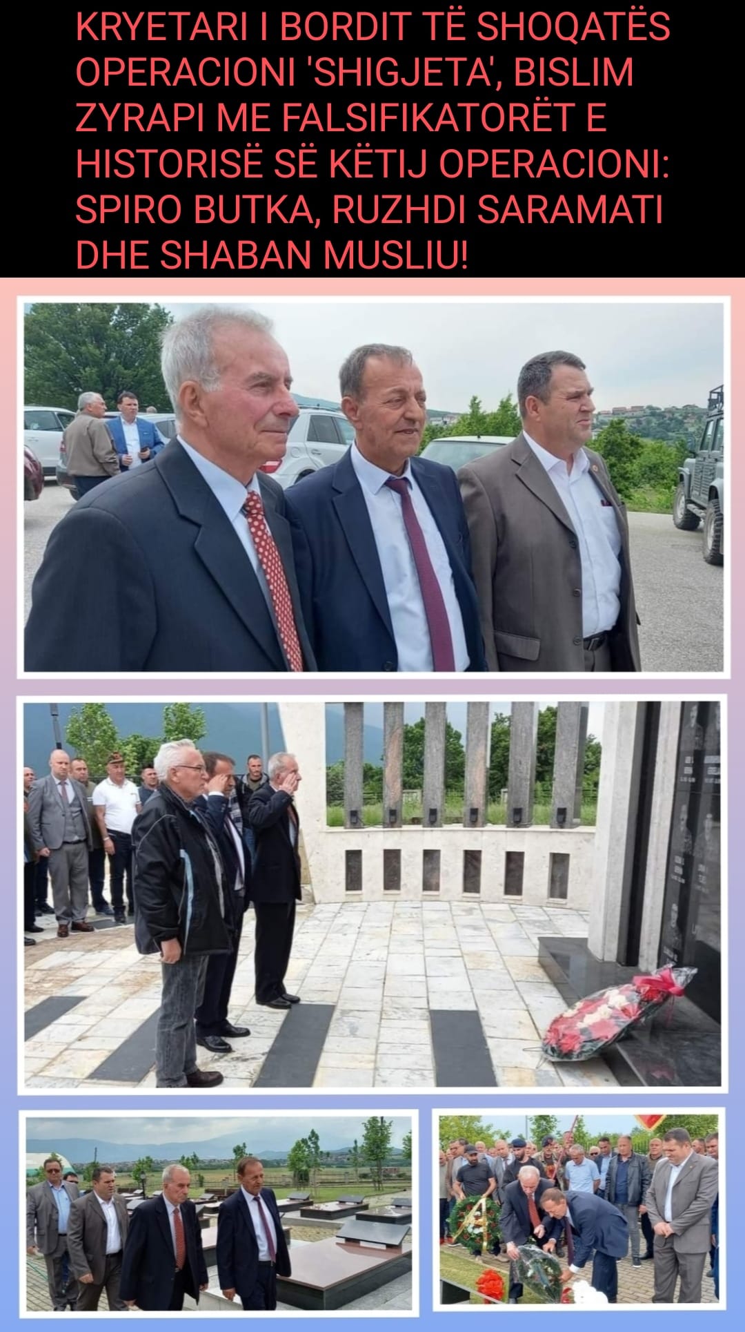 SPIRO BUTKA DHE RUZHDI SARAMATI, FALSIFIKATORËT E HISTORISË SË ...